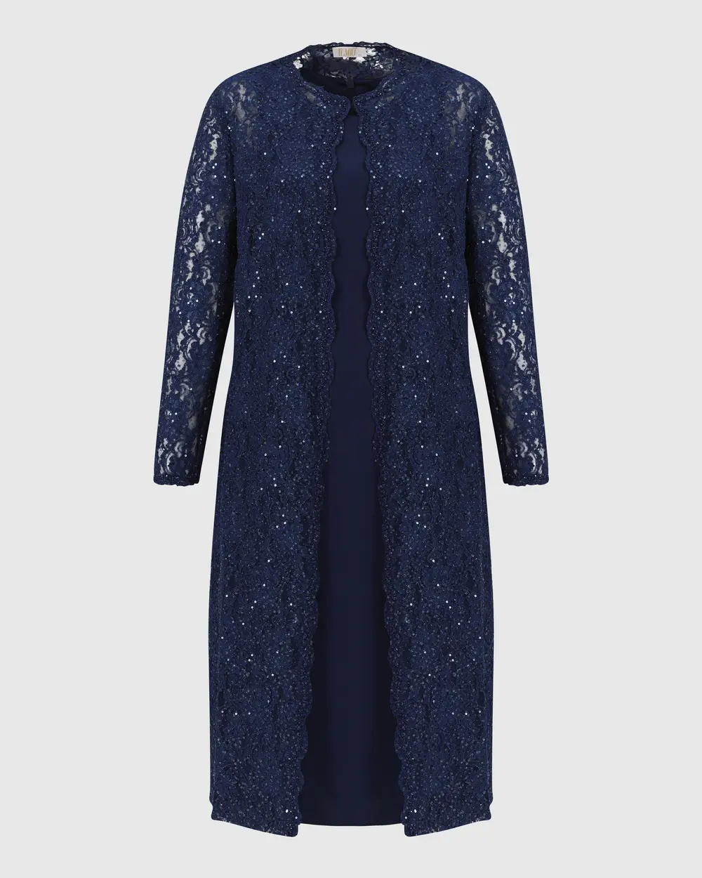 Plus Size Evening Dresses Jacket Set Ilmio