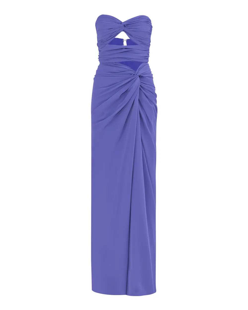 Strapless Evening Dress with Window Detail Shirred - Ilmio